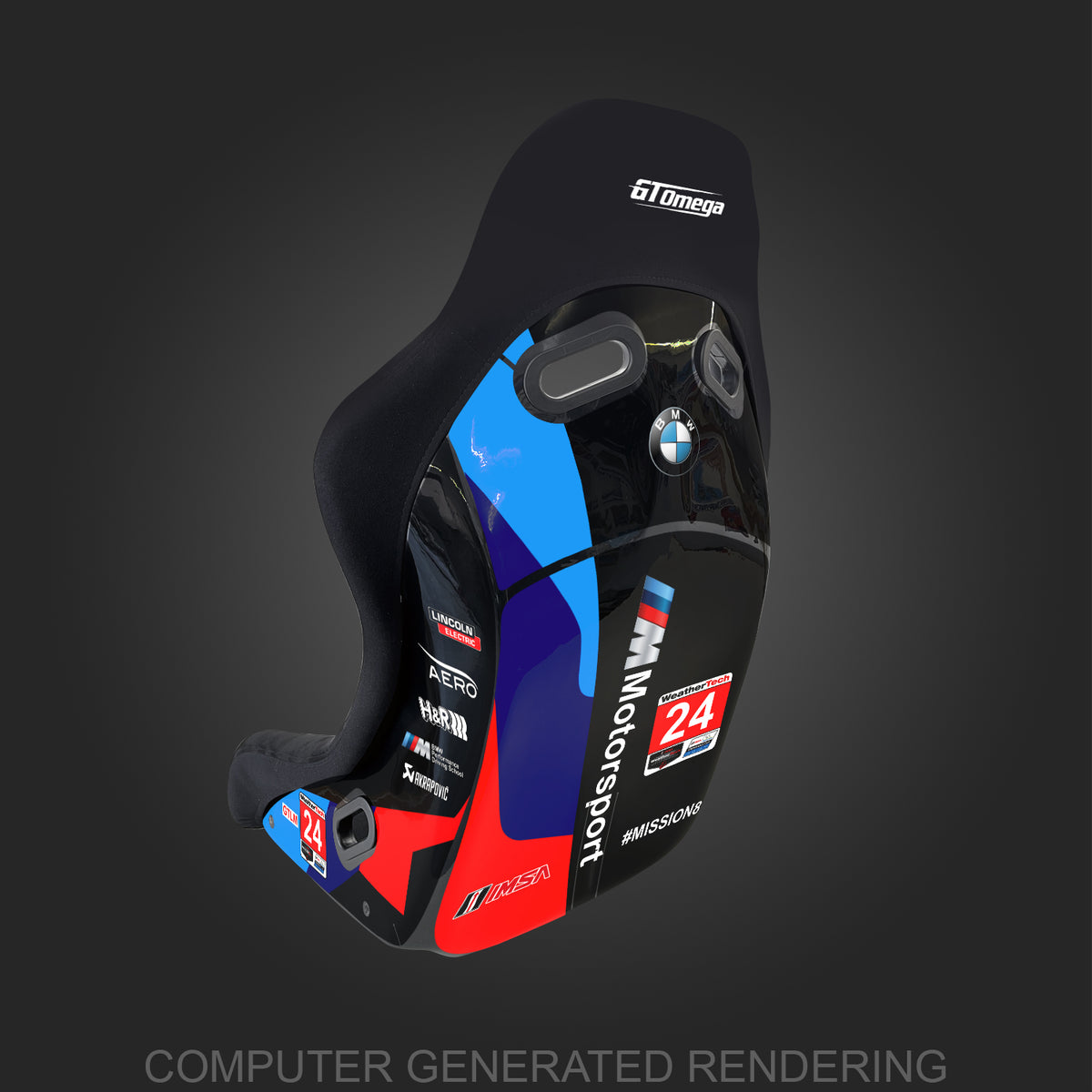 24 Black BMW M8 RLL IMSA Decal Kit – Lovely Stickers