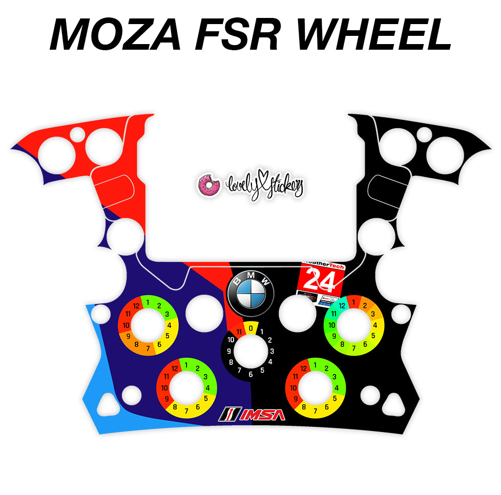 24 Black BMW M8 RLL IMSA Livery – Lovely Stickers