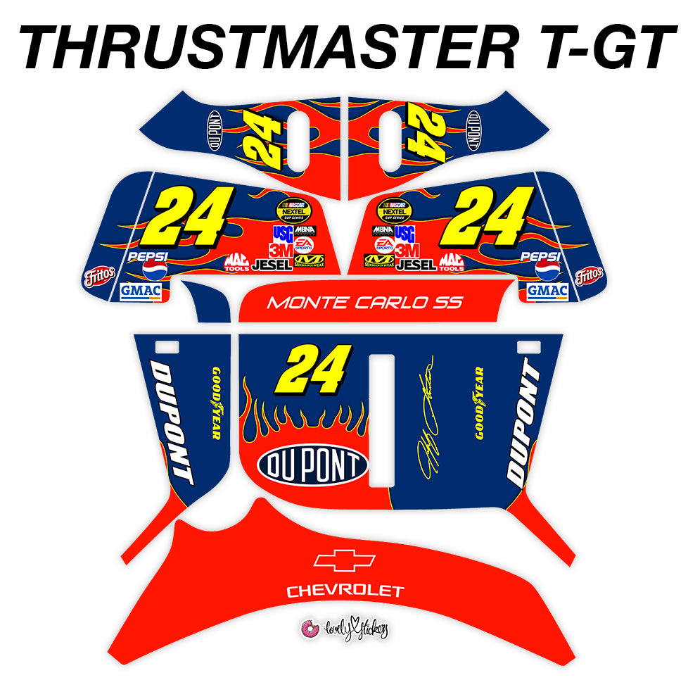 Jeff Gordon Signature Dupont Flames NASCAR Livery – Lovely Stickers