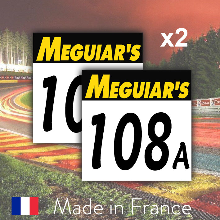 2 x 2016 Custom Number Bathurst 12H Number Plates – Lovely Stickers