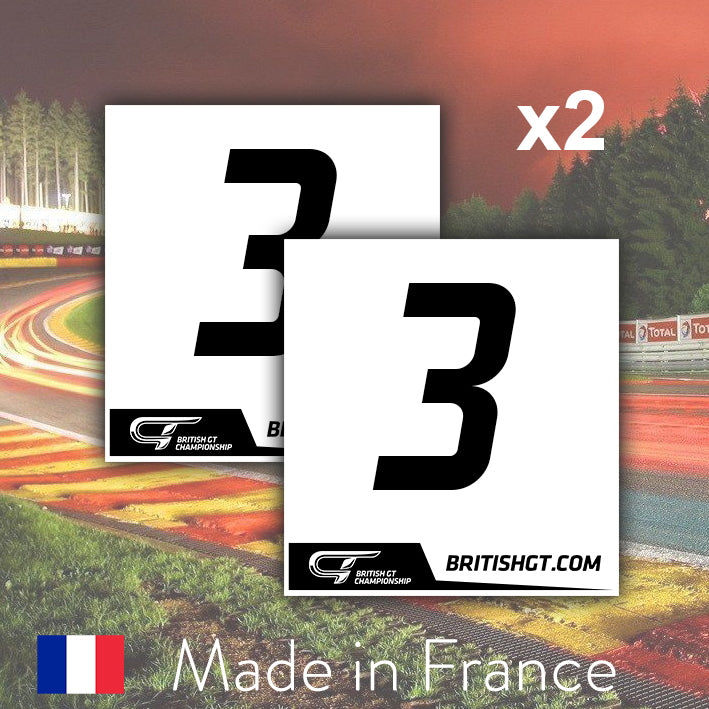 2 x 2020 Custom Number British GT Number Plates – Lovely Stickers