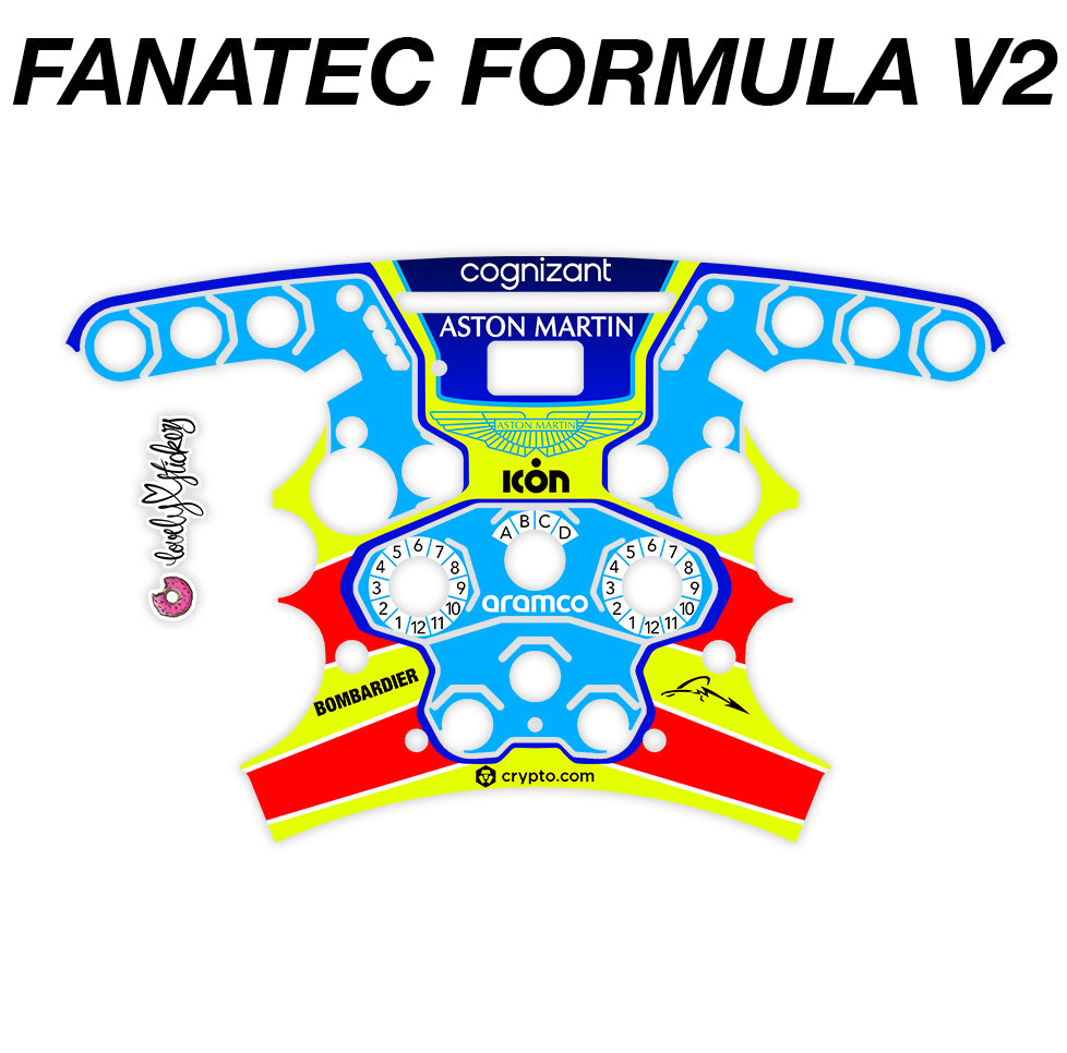 Fernando Alonso 2023 Helmet F1 Livery – Lovely Stickers