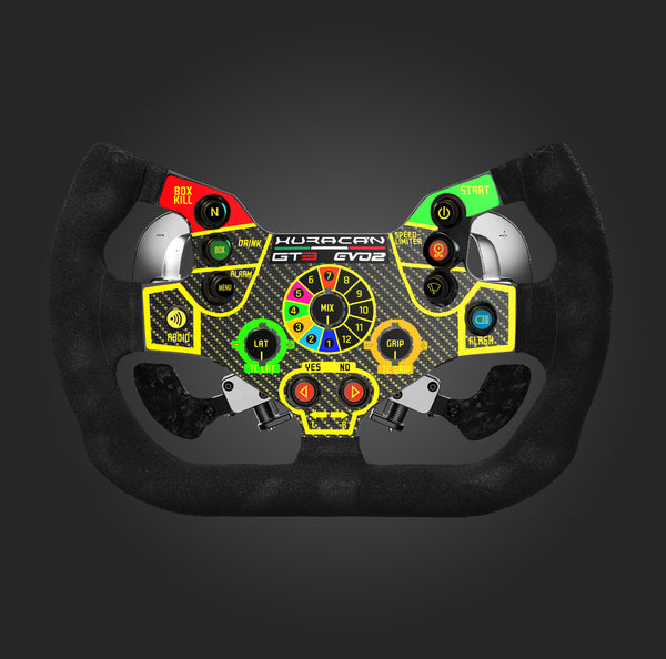 Printed Yellow Carbon Lamborghini Huracan GT3 EVO2 "Replica" Livery ...