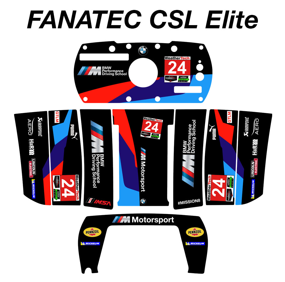 Black BMW M8 RLL IMSA Livery – Lovely Stickers