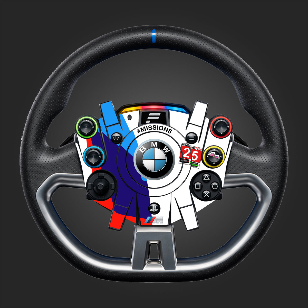 25 White BMW M8 RLL IMSA Livery – Lovely Stickers