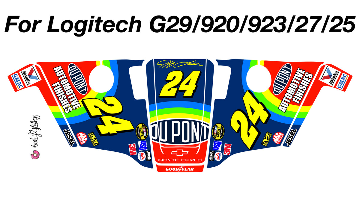 90s Jeff Gordon Dupont NASCAR Livery – Lovely Stickers
