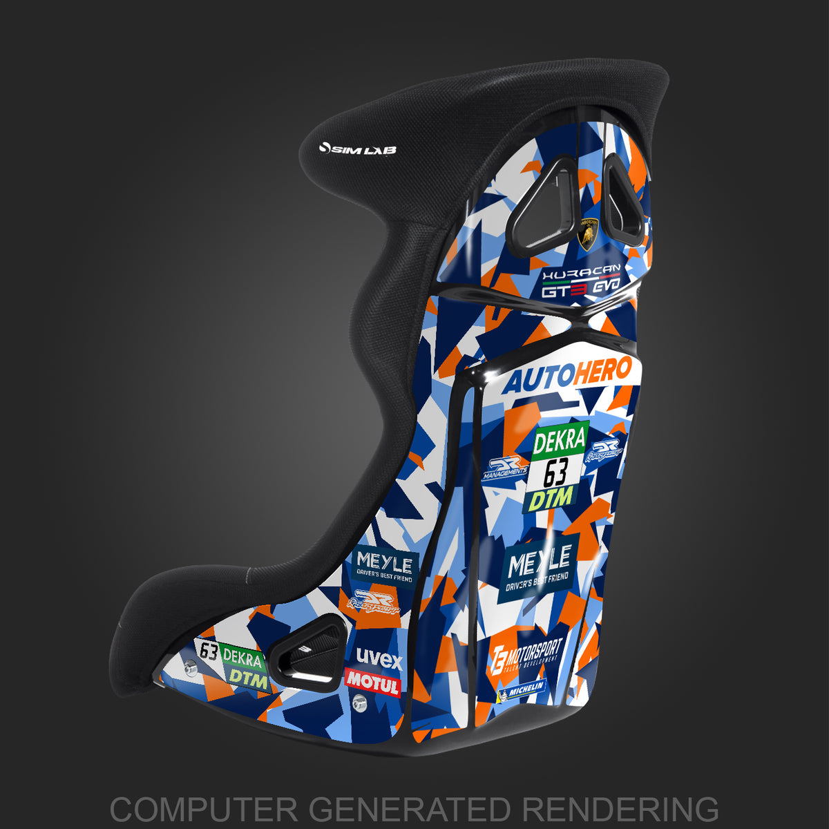 DTM 2021 T3 Motorsport Lamborghini Huracan Mirko Bortolotti Decal Kit ...