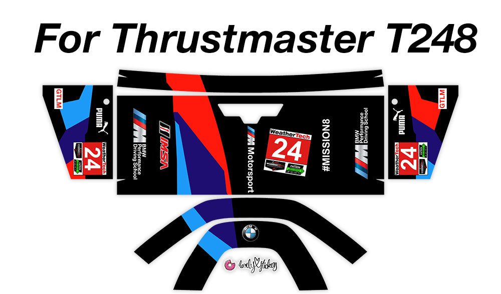 24 Black BMW M8 RLL IMSA Livery – Lovely Stickers