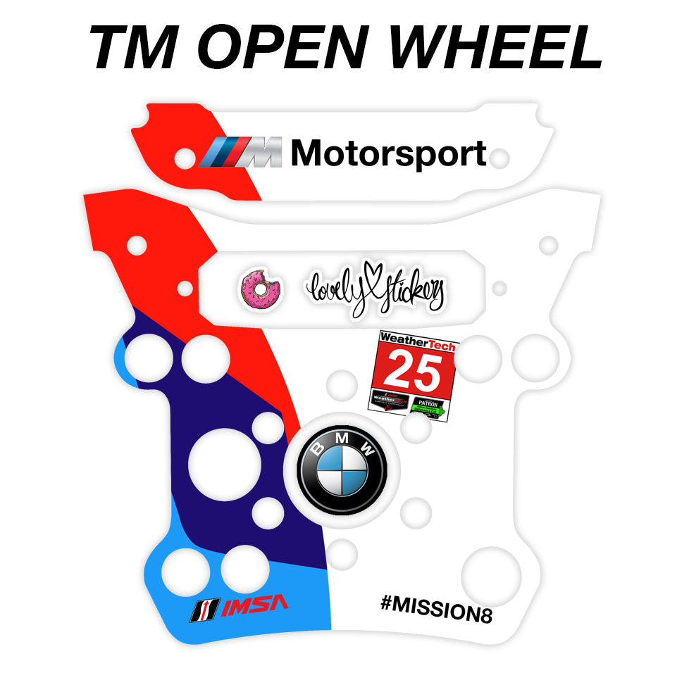 25 White BMW M8 RLL IMSA Livery – Lovely Stickers