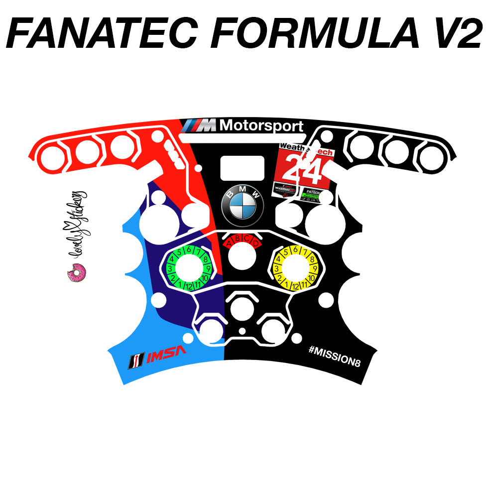 24 Black BMW M8 RLL IMSA Livery – Lovely Stickers