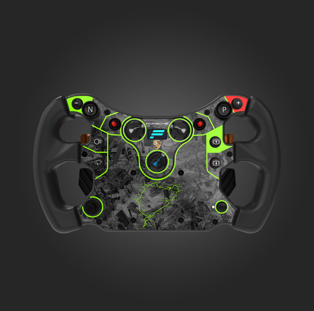 Porsche Nurburgring Map with sectors Printed Forged Carbon Livery ...